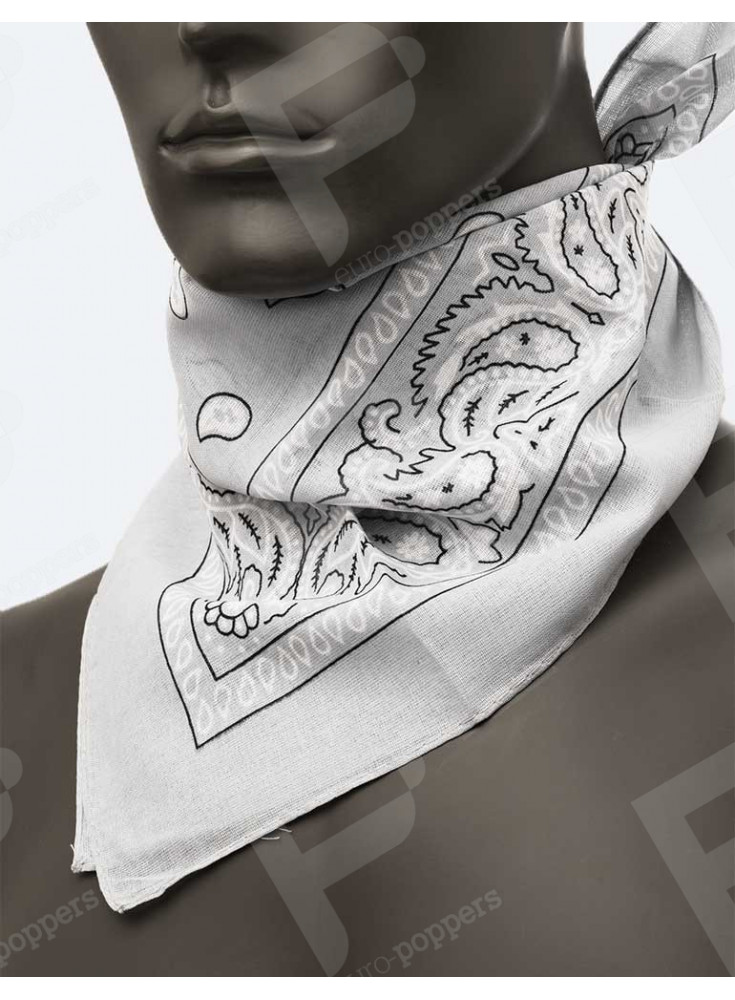 Hanky Code Grey Poppers 24ml + Bandana - The Kinky Bondage Pack