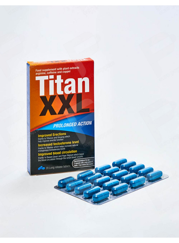 Buy Titan XXL Male Sex Booster Of 20 Capsules For More Pleasure