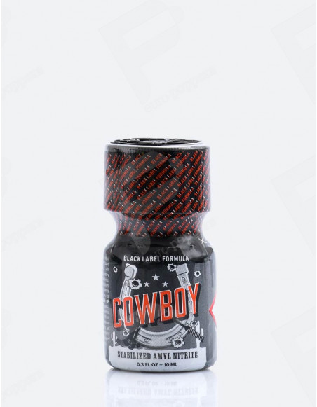 Cowboy Black Label 10ml Poppers Intense Amyl Formula