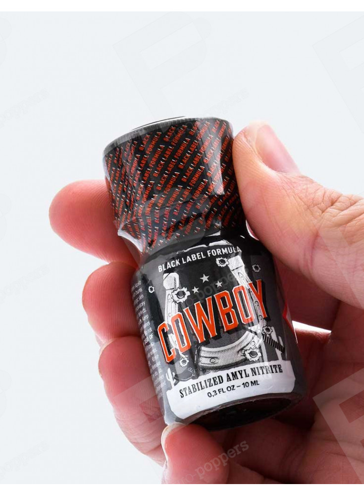 Cowboy Black Label 10ml Poppers Intense Amyl Formula